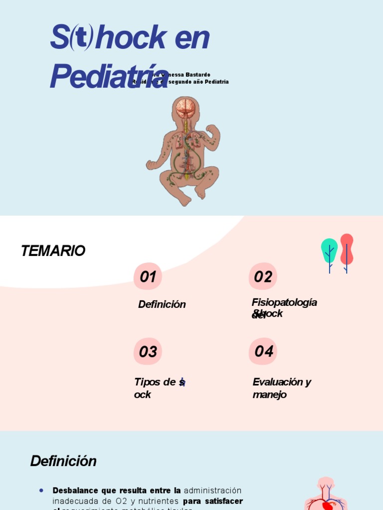 Shock en Pediatria | PDF | Septicemia | Medicina CLINICA
