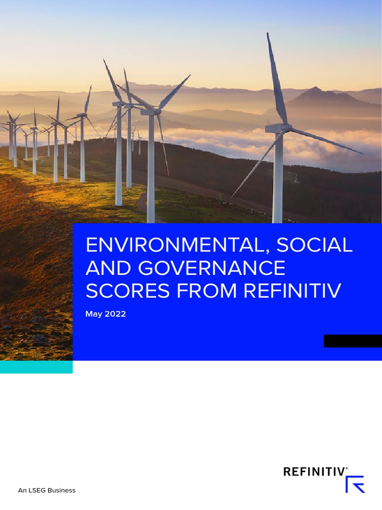 Refinitiv Esg Scores Methodology Pdf Governance Euclidean Vector