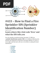 Victaulic Sprinkler Data Sheet | PDF | Fire Sprinkler System | Safety