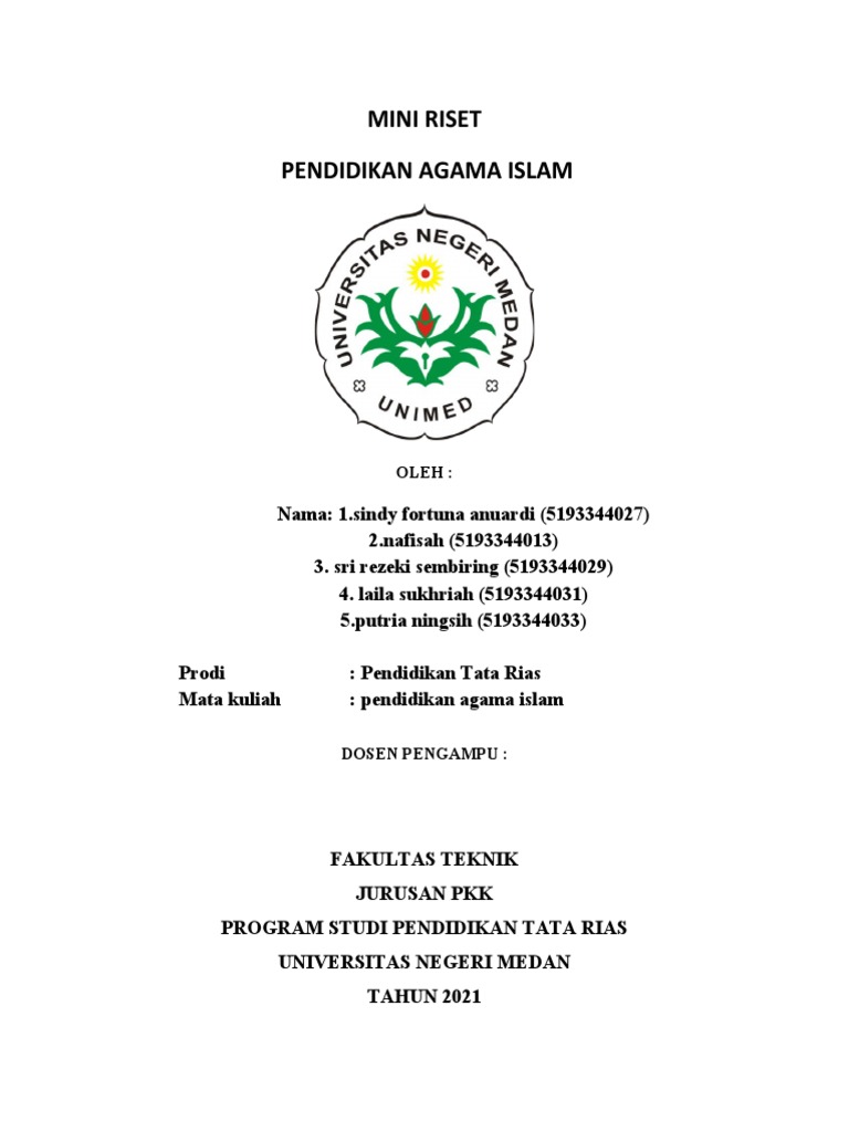 Mini Riset Agama Islam Kelompok | PDF | Politik