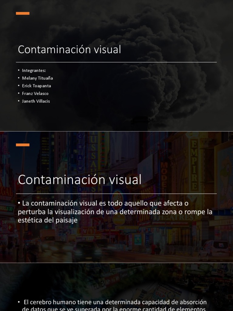 Contaminación Visual | PDF | Residuos | Contaminación