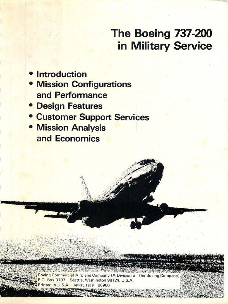 Boeing 737-200 in Military Service | PDF