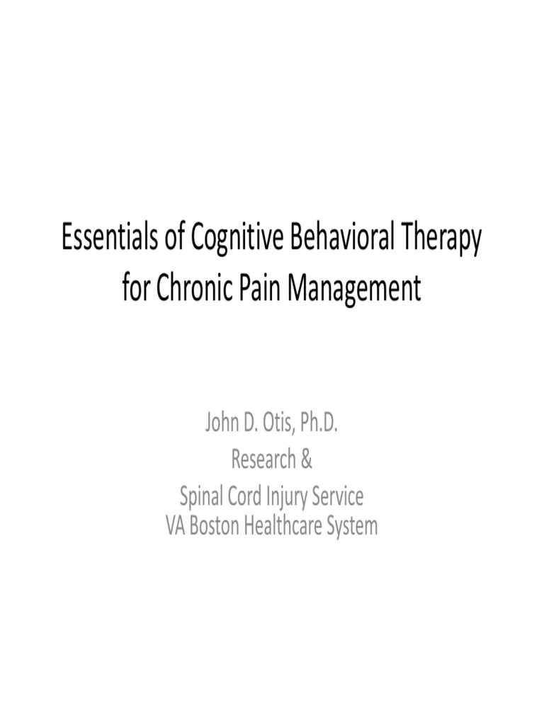 871 Notes | PDF | Pain | Cognitive Behavioral Therapy