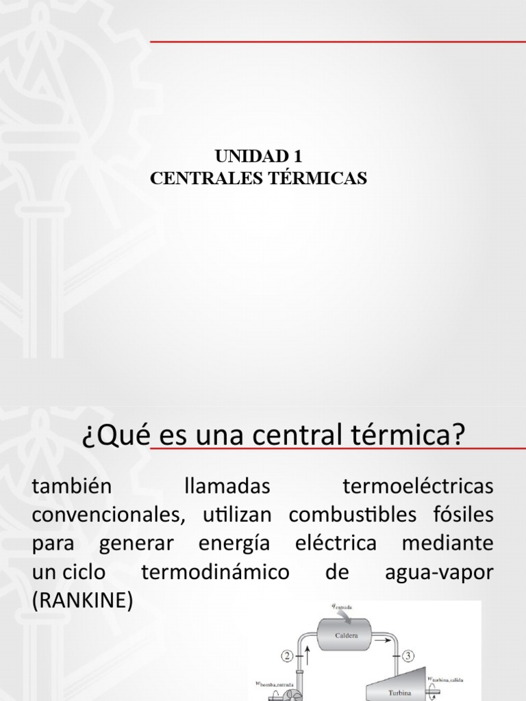 Centrales Termicas | PDF | Vapor de agua | Ciencias fisicas