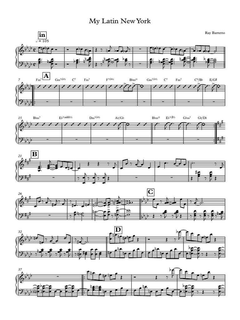 My Latin New York - Full Score | PDF