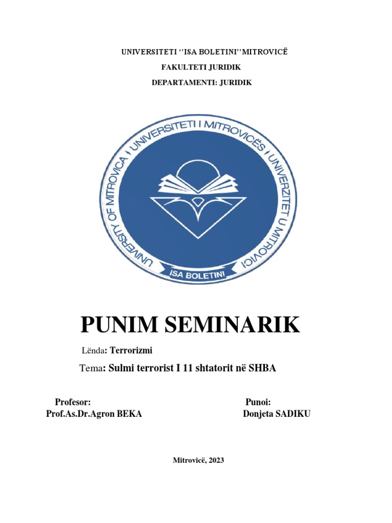 Terrorizmi 1 | PDF