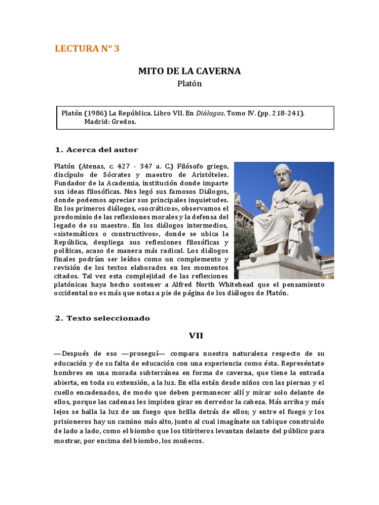 Lectura N3 | PDF | Platón | Verdad