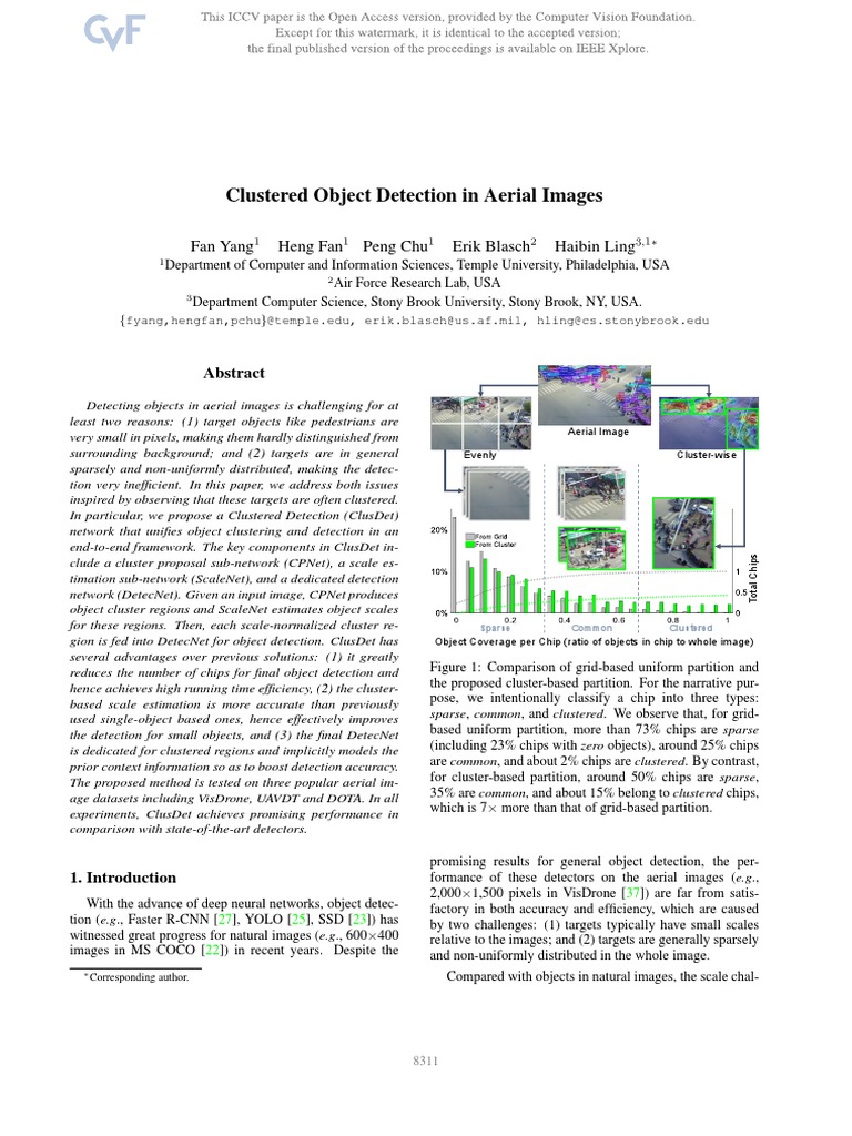 Yang Clustered Object Detection In Aerial Images Iccv 2019 Paper Pdf