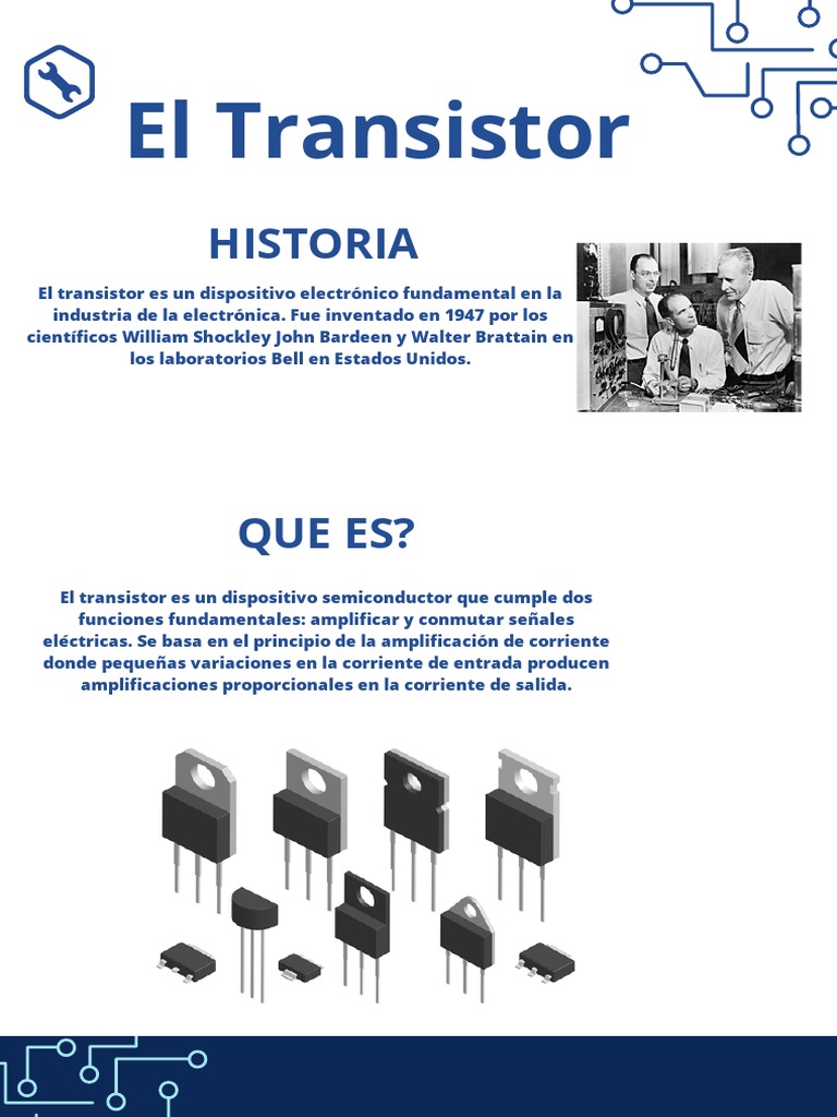 Steven Castillo El Transistor | PDF | Tecnología