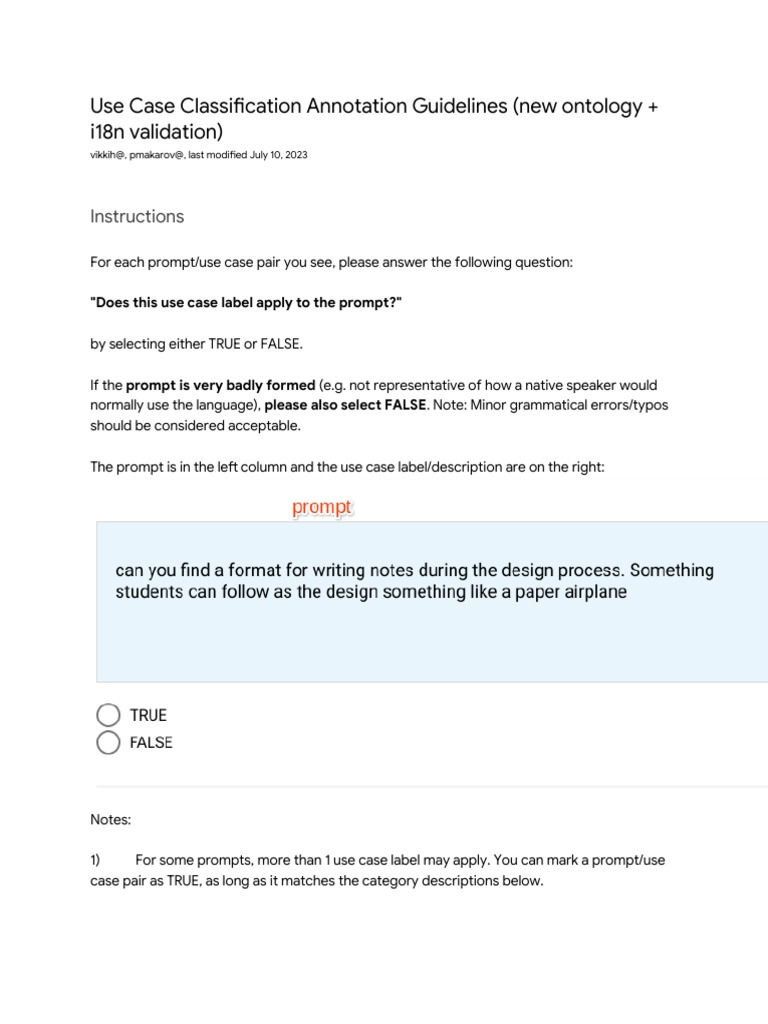 Use Case Classification Annotation Guidelines (New Ontology + I18n Validation) | PDF