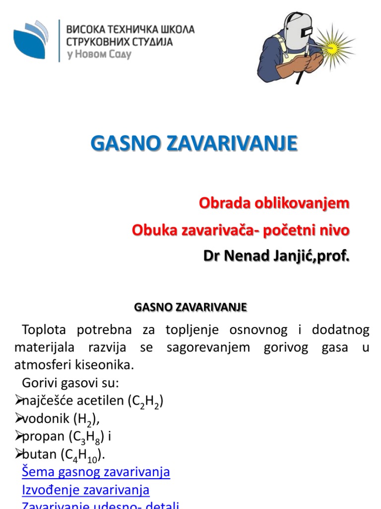 Gasno Zavarivanje | PDF