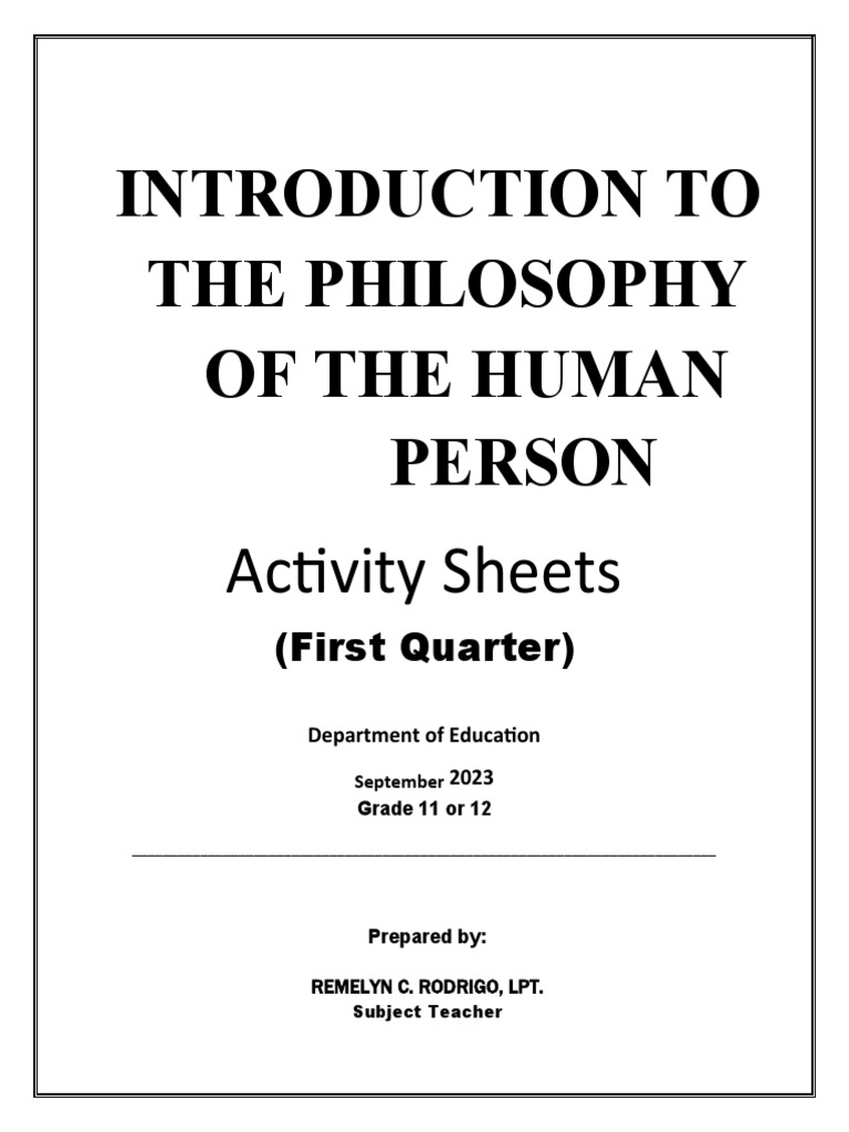 Activity in Intro - To Philo. | PDF | Truth