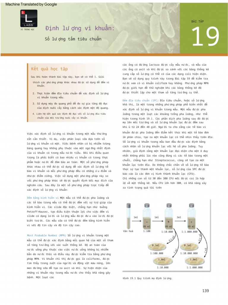 Enumeration of Bacteria - Plate Count | PDF