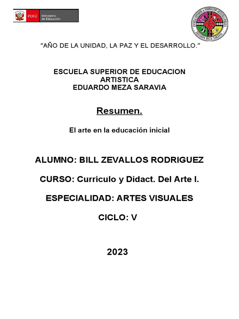 Arte y Educación Inicial: Actividades Creativas | PDF | Bailes ...