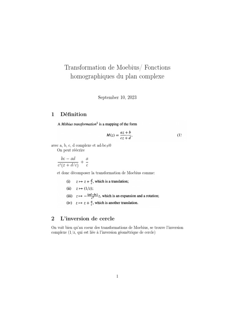Moebius | PDF | Space | Geometry