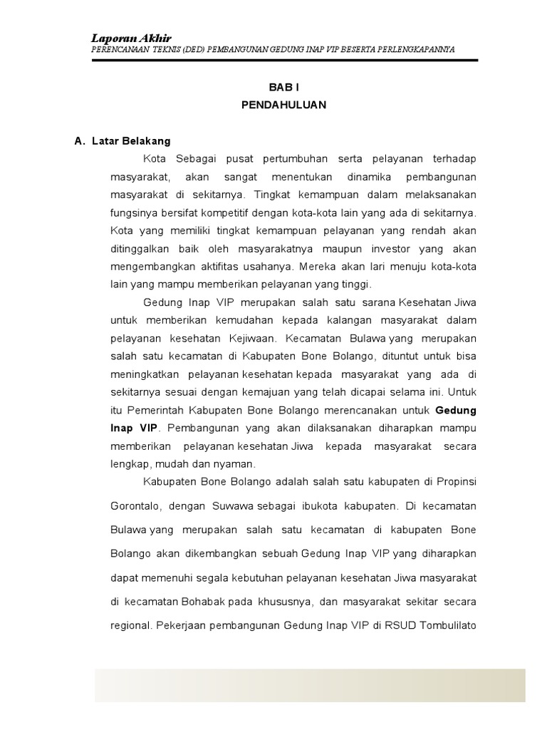Contoh - Laporan - Akhir 2 VIP | PDF