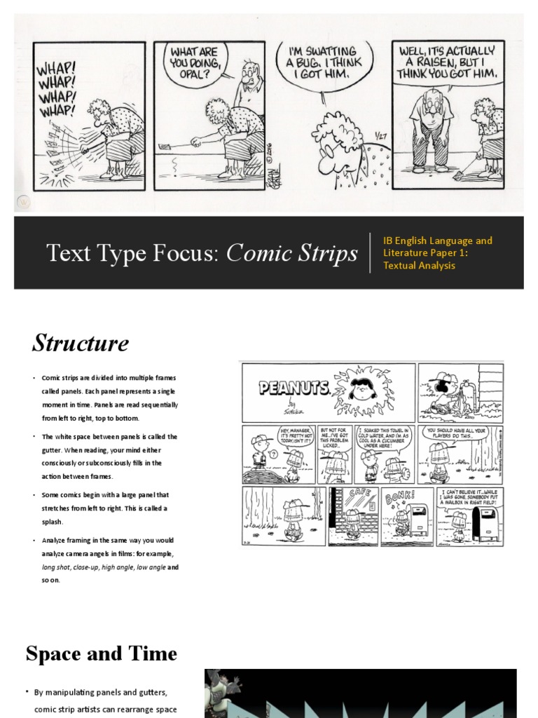 Paper 1 Text Type Focus Comic Strips | PDF