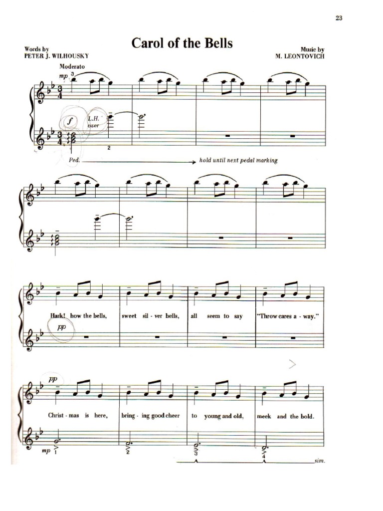 Carol of The Bells | PDF