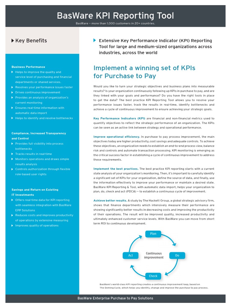 BasWare KPI Reporting en | PDF