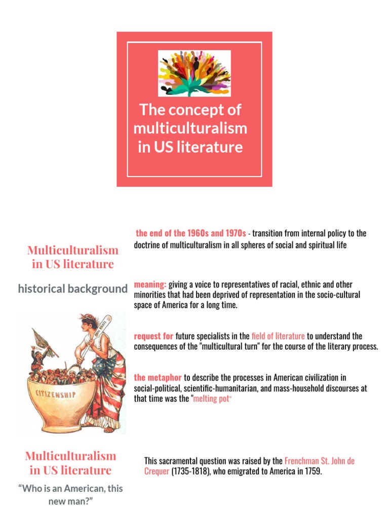 The Concept of Multiculturalism in US Literature | PDF ...