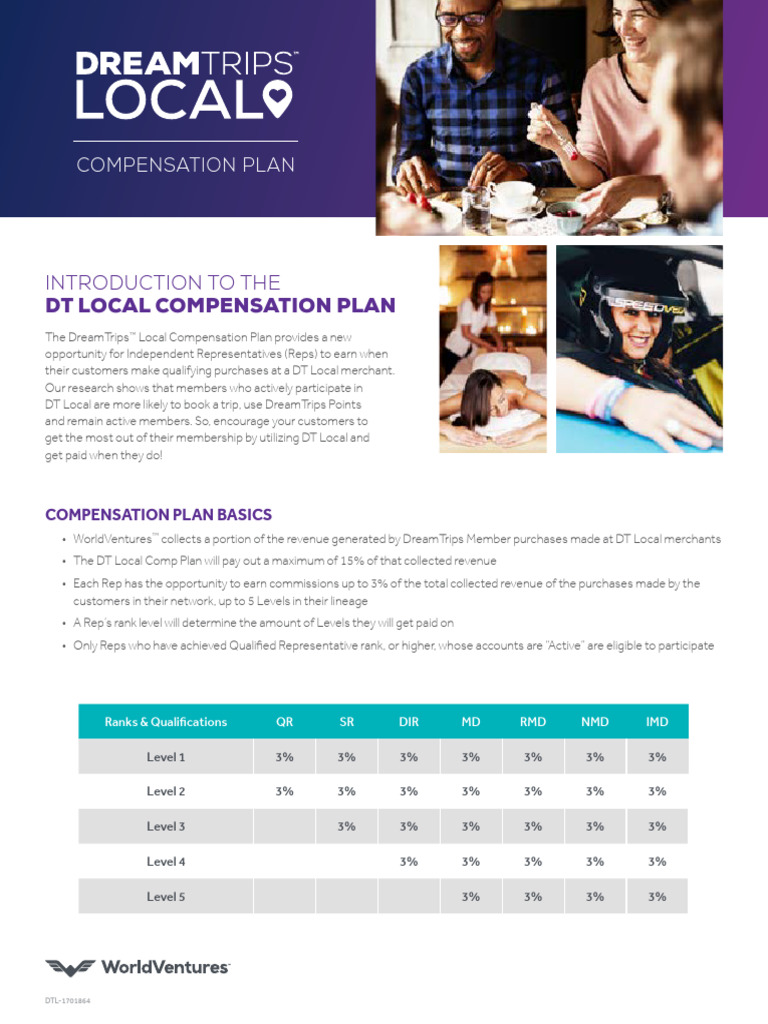 DTL Compensation Plan Flyer US | PDF | Government Finances | Taxation