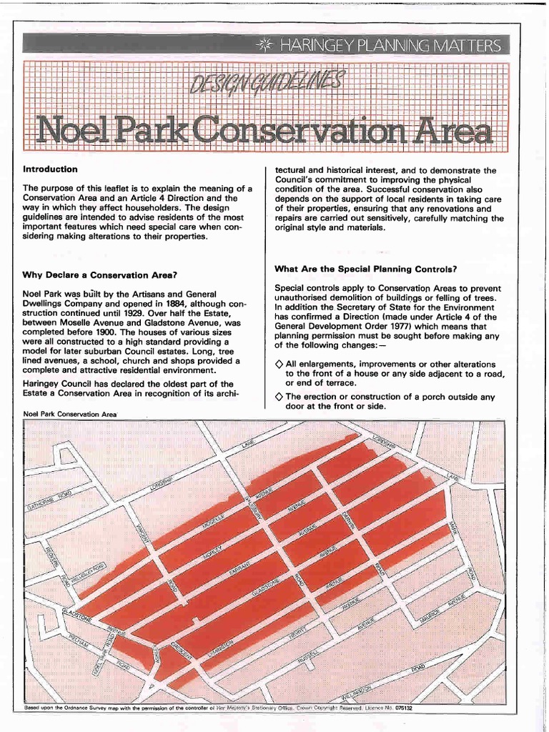 Noel Park Design Guidelines July 1983 | PDF