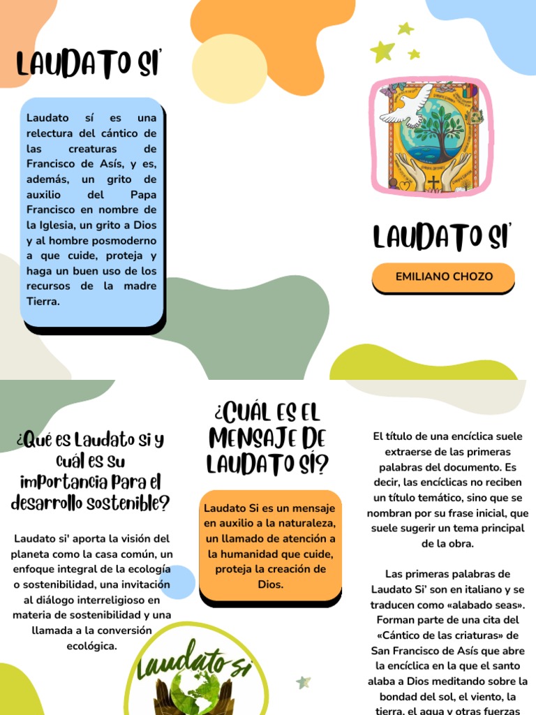 Tríptico Laudato Si' | PDF