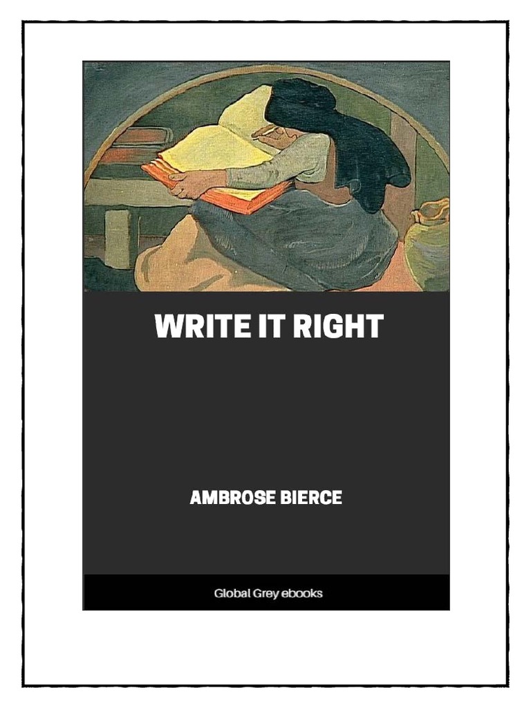 Write It Right | PDF | Trousers | Adverb