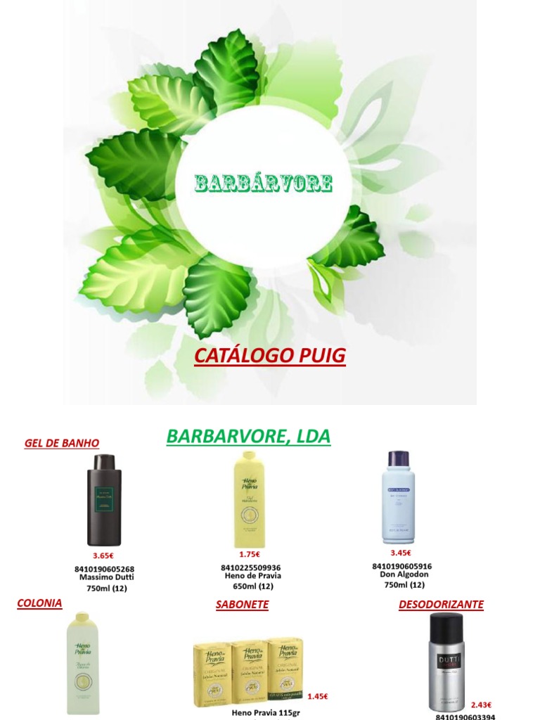 Catalogo PUIG 2018 | PDF | Toiletry | Cosmetics