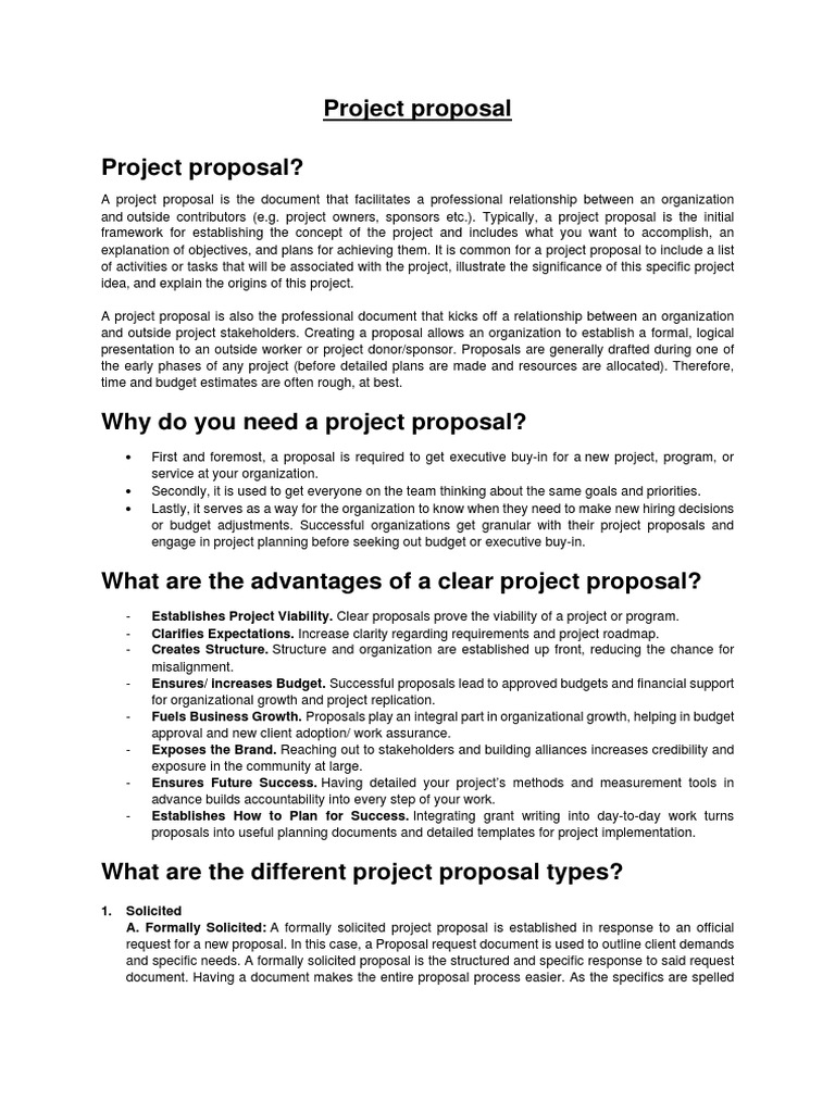 03 Project Proposal 2023 | PDF | Project Management | Business