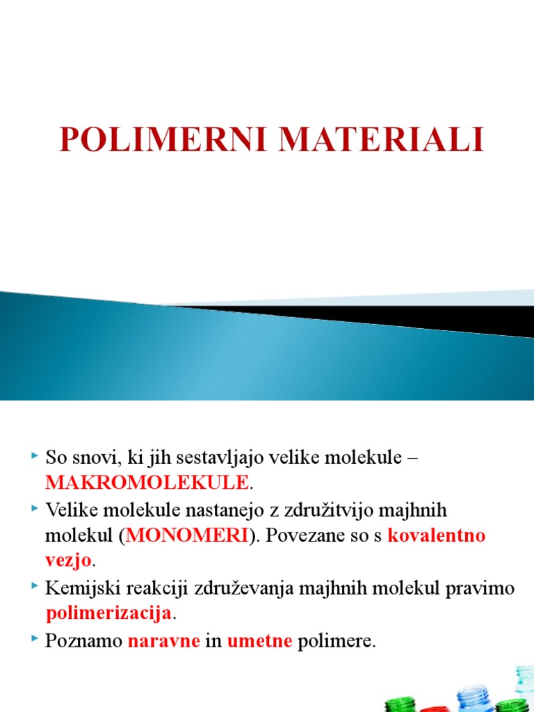 Polimerni Materiali | PDF