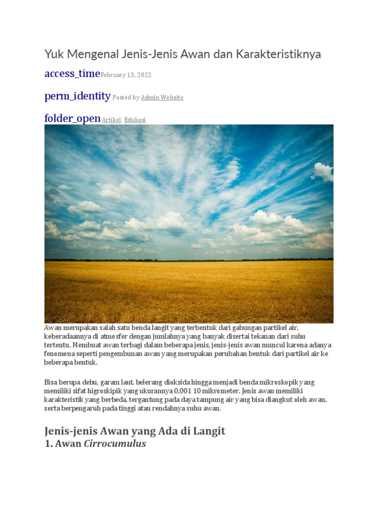 Yuk Mengenal Jenis | PDF