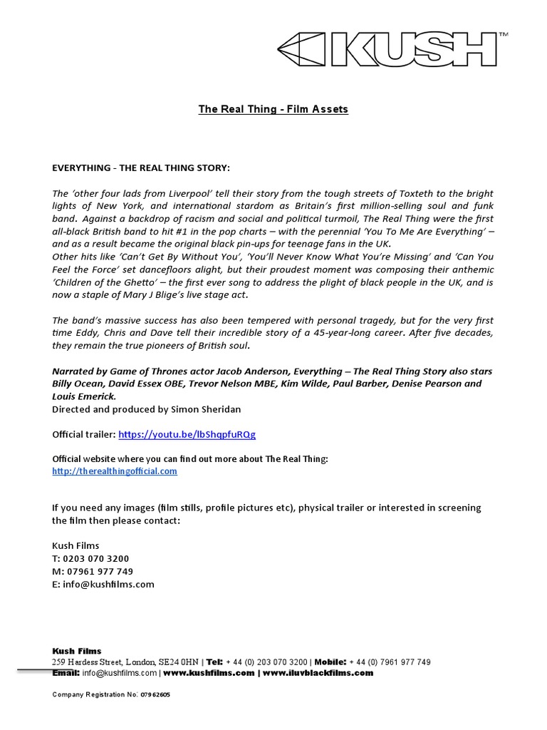 The Real Thing-Assets - Public | PDF