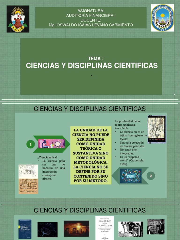 La Ciencia y Disciplina Cientifica | PDF