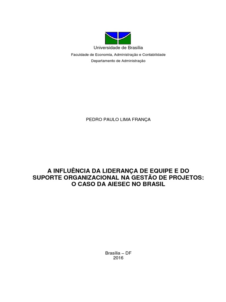 TCC - Gestão de Projetos | PDF | Carreira e Crescimento