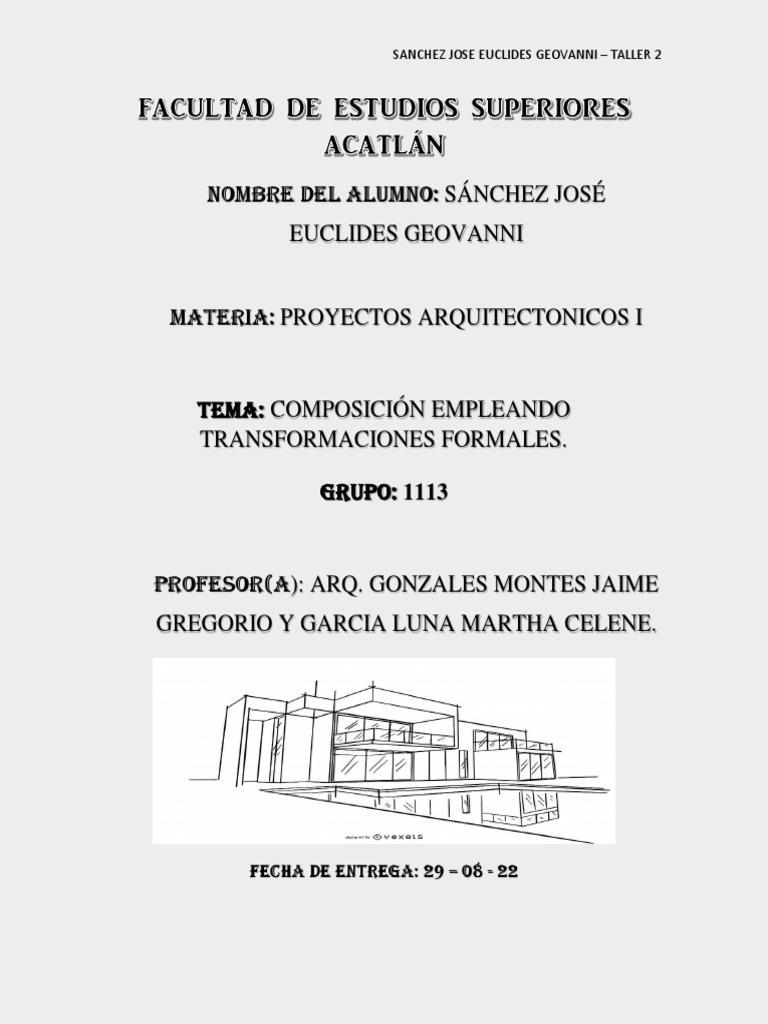 Composición y Transformaciones Formales | PDF