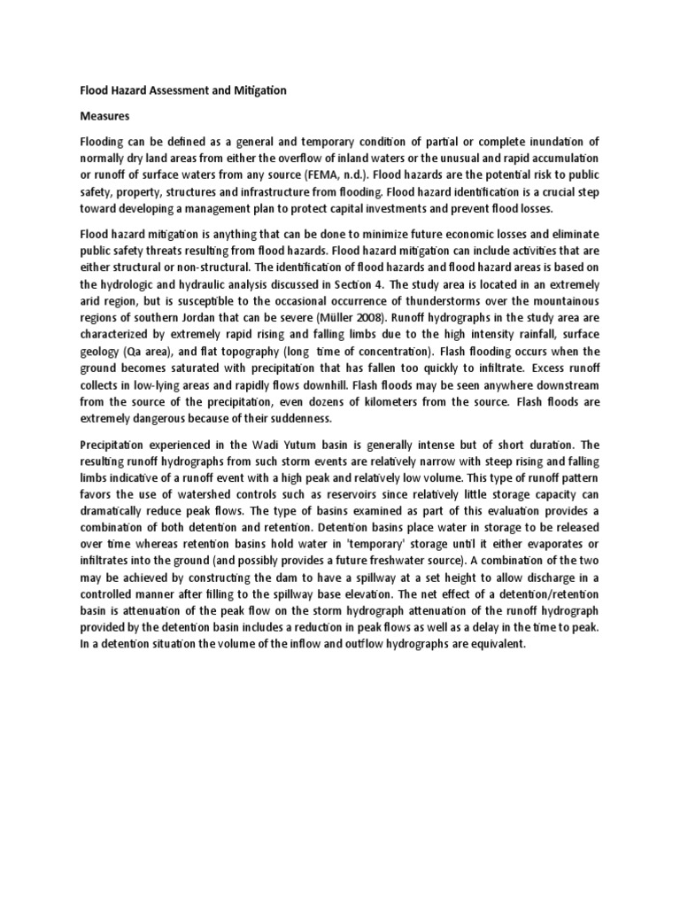 Flood Hazard Assessment and Mitigation | Download Free PDF | Flood ...