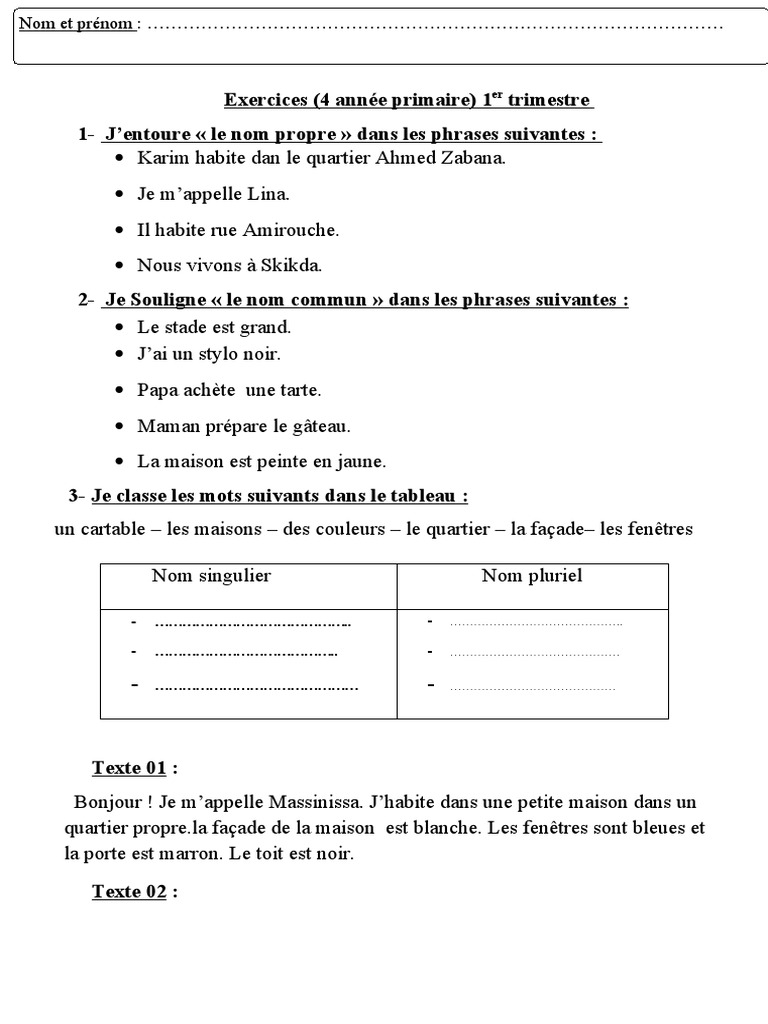 Exercices - Docx4 Ap | PDF