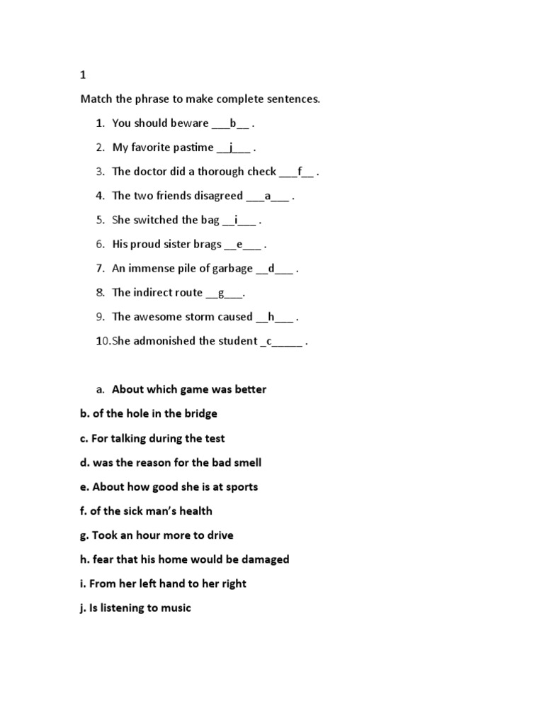 Lesson 10 The Young Man Homework | PDF
