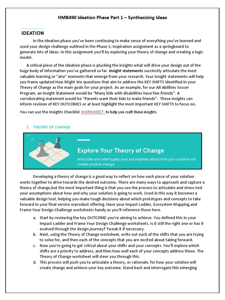 Ideation Phase Part 1 Synthesizing Ideas | PDF | Business
