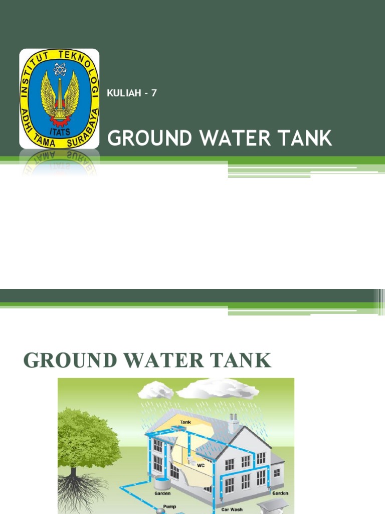 Ground Water Tank | PDF