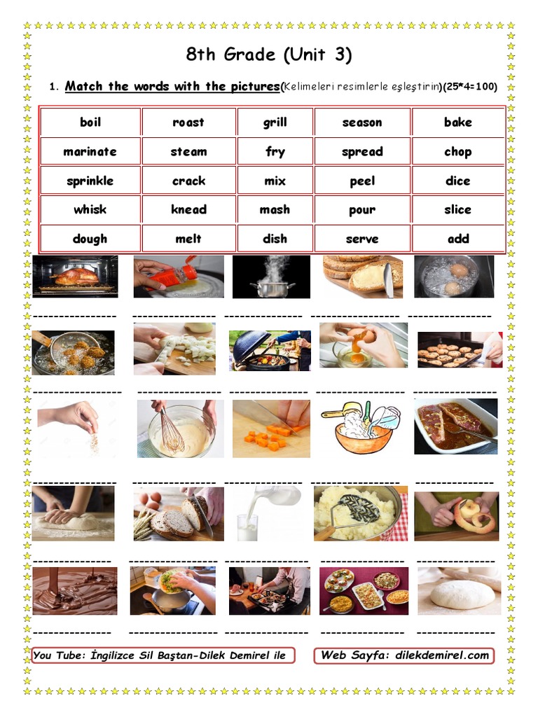Class Unit 3 Worksheet DD | PDF | Spaghetti | Pasta