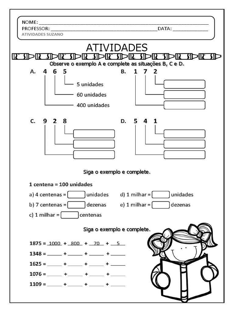 Valor Posicional para 3o Ano | PDF