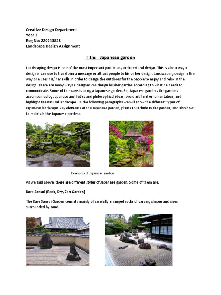 Landscaping - Japanese - Garden Reference | PDF | Gardens | Botany