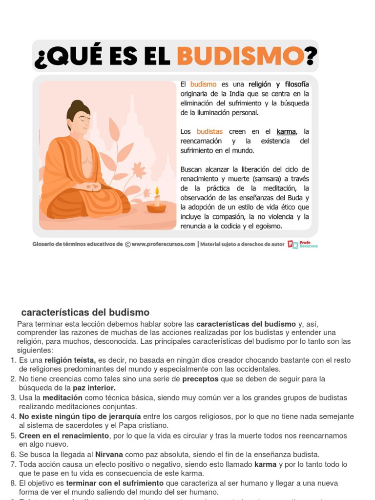 Budismo | PDF | Filosofía india