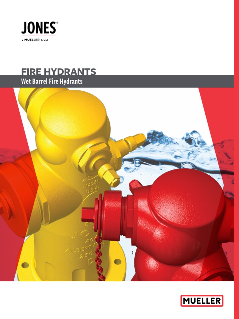12492-Jones-Brochure-Wet Barrel Fire Hydrants-Web - 0 | PDF | Valve ...