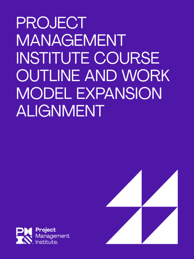 PMI Course Outline | PDF | Project Management | Agile Software Development