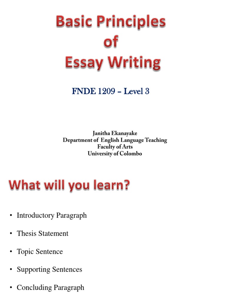 Structuring Academic Essays Guide | PDF | Language Arts & Discipline