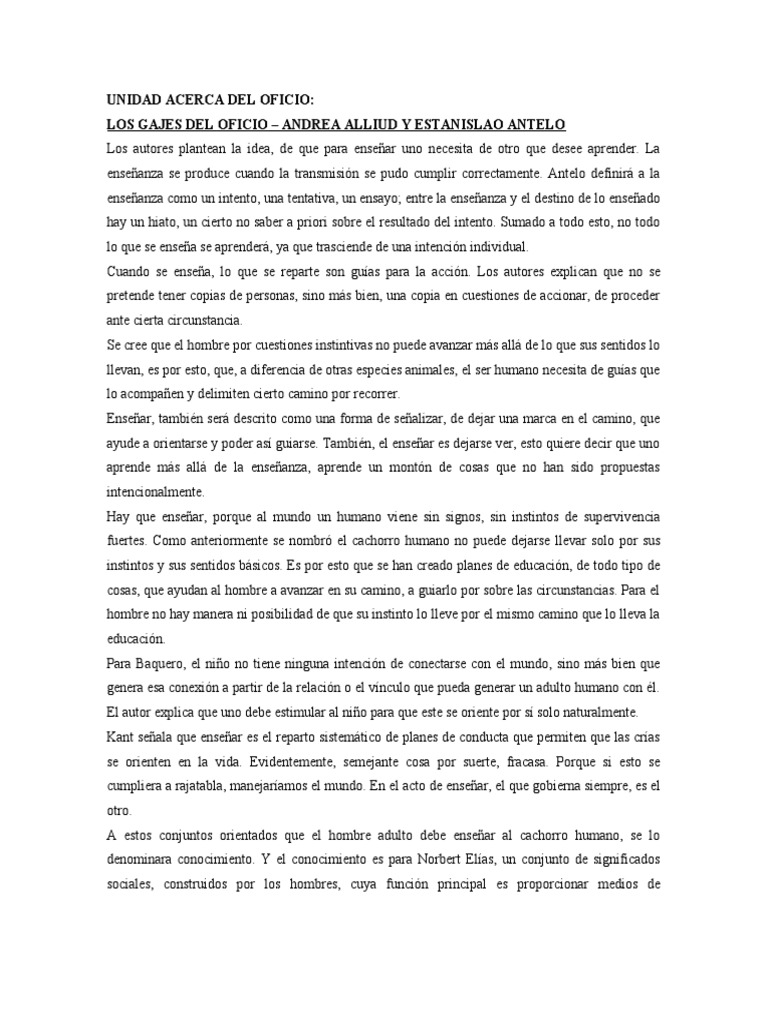 Textos de Diferentes Autores | PDF | Enseñando | Educación de la ...