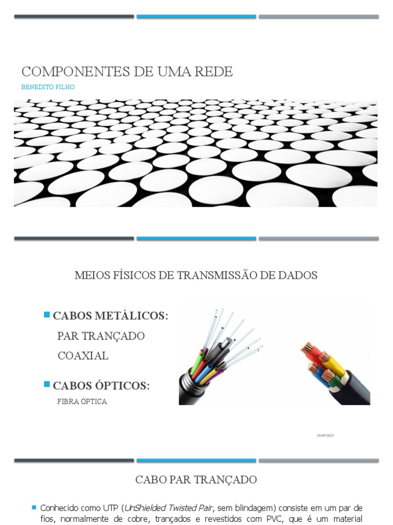 Aula 2 Componentes de Uma REDE RJ45 | PDF | Rede de computadores ...